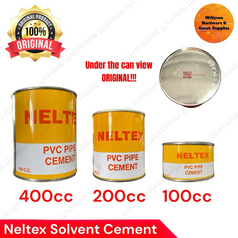 Original Neltex Solvent Cement 100cc 200cc 400cc | Shopee Philippines