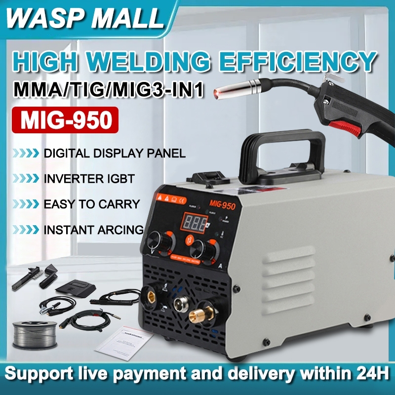 【wasp】MIG welding machine portable inverter welding machine MMA/Mig-950 ...