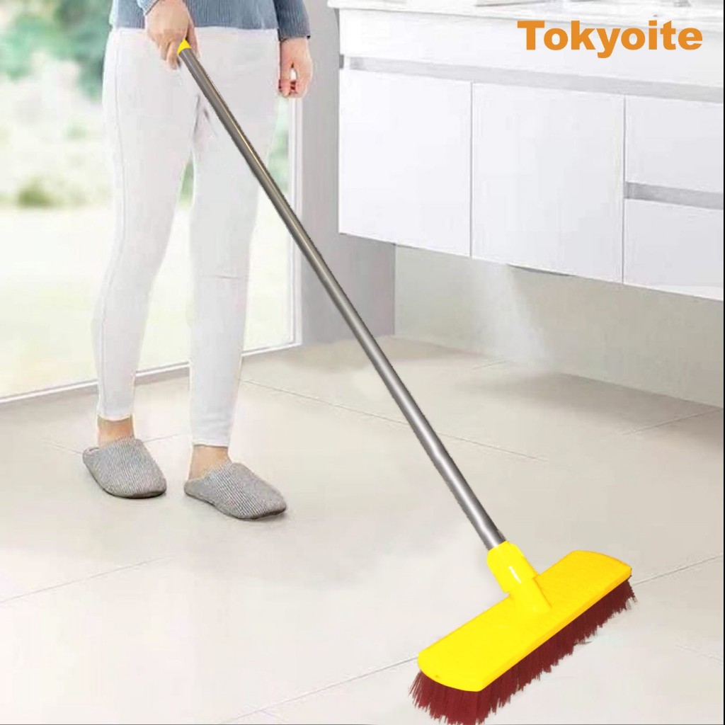 TOKYOITE Japan Long-Handled Stainless Steel Floor Scrubbing Tool A 013 ...