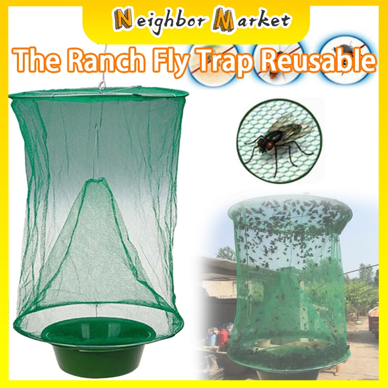 Reusable Fly Catcher Killer Cage Net Hanging Fly Catcher Killer Insert ...