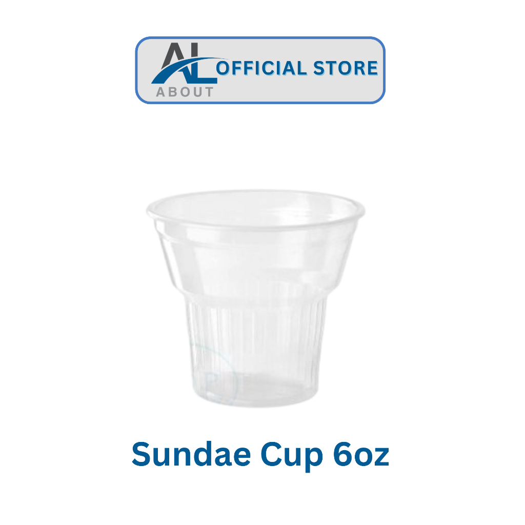 Sundae Cup 6oz- 50pcs per pack | Shopee Philippines
