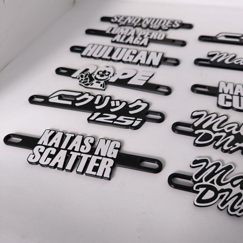 MotorCycle Plate Badge | Shopee Philippines
