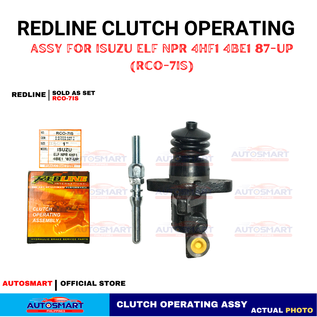 REDLINE CLUTCH OPERATING ASSY FOR ISUZU ELF NPR 4HF1 4BE1 87-UP (RCO ...