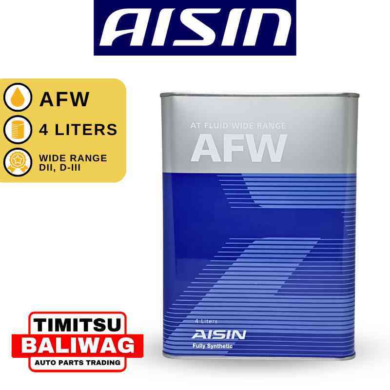 AISIN AFW AUTOMATIC TRANSMISSION FLUID WIDE RANGE DII, D-III 4 LITERS ...
