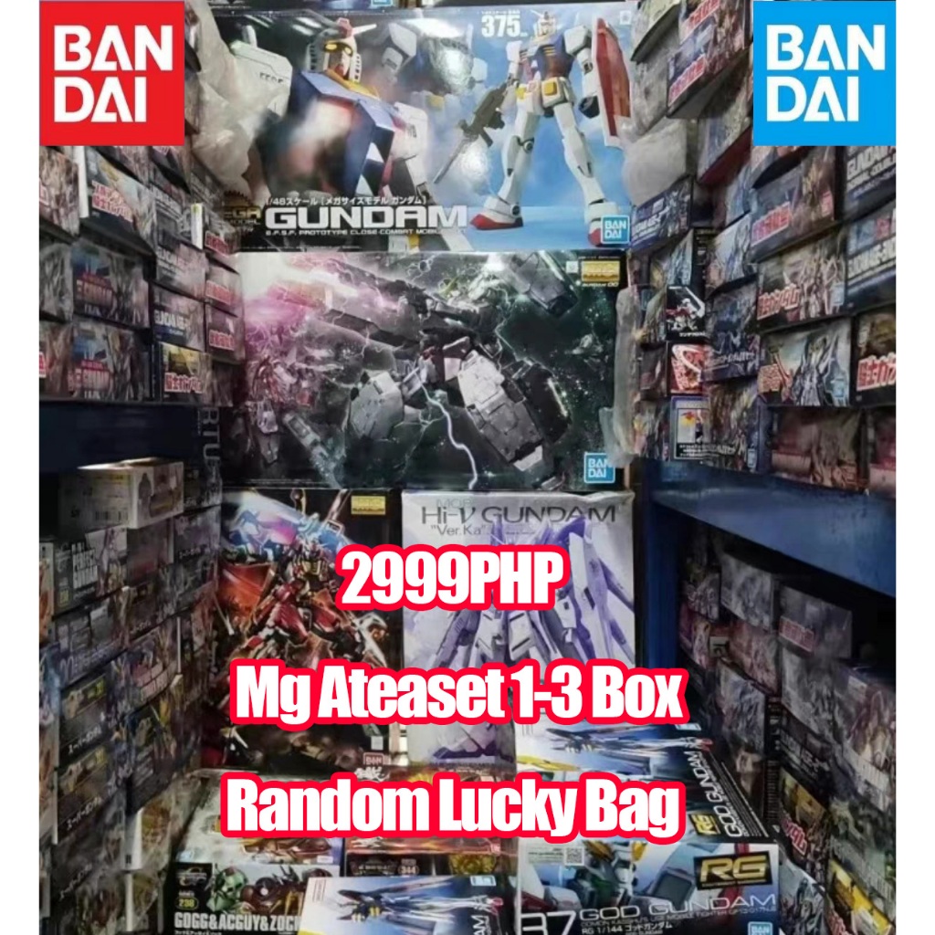 Bandai Model kit Lucky Bag Super worth it Include SD HG MG MGSD PG RG At Least 1-3 Box Random ...