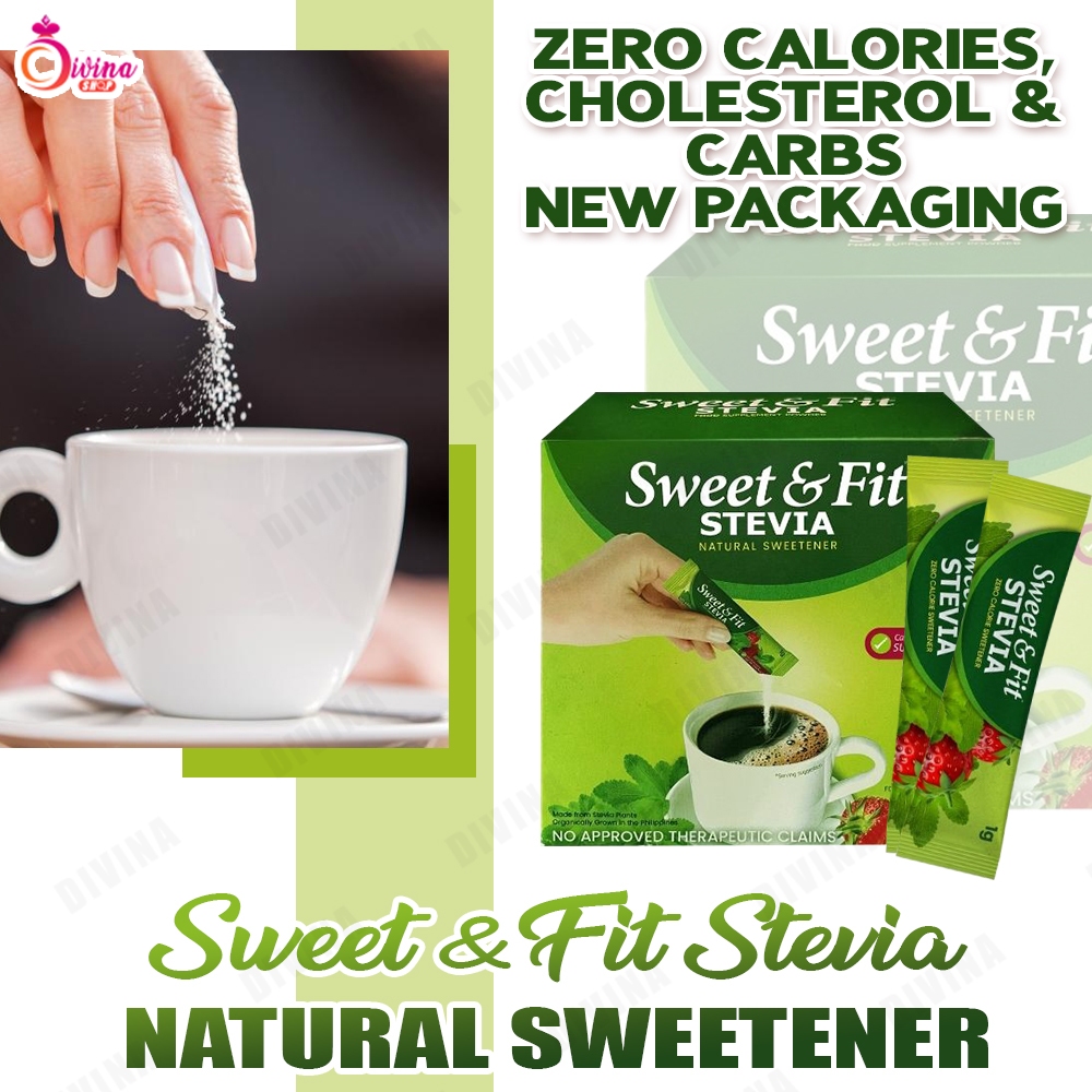 Glorious Blend Sweet & Fit Stevia ( 30 Sachets ) Natural Sweetener ...