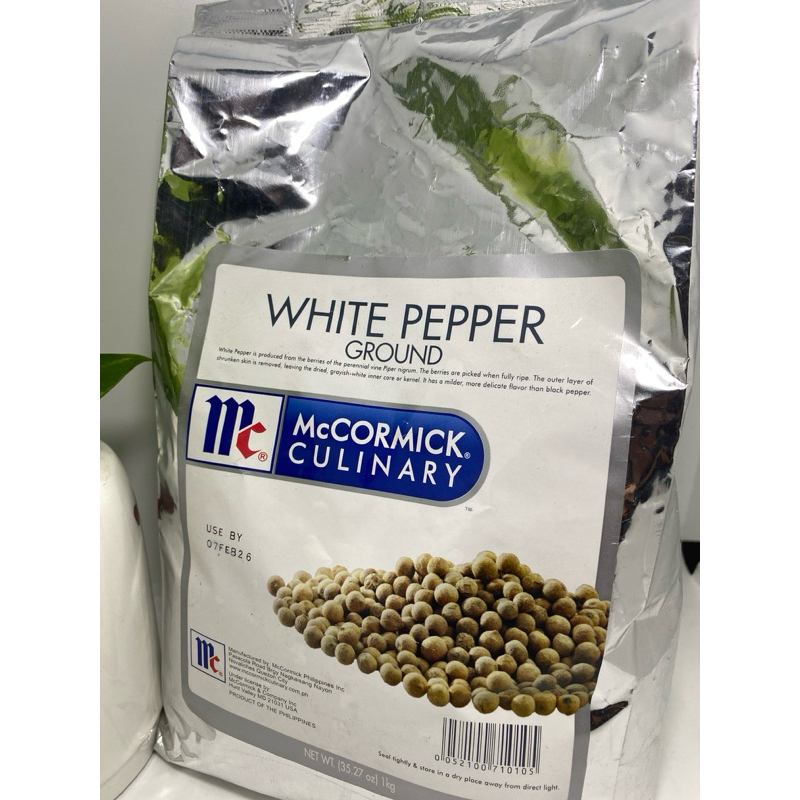 McCormick White Pepper Ground 1kg | Shopee Philippines