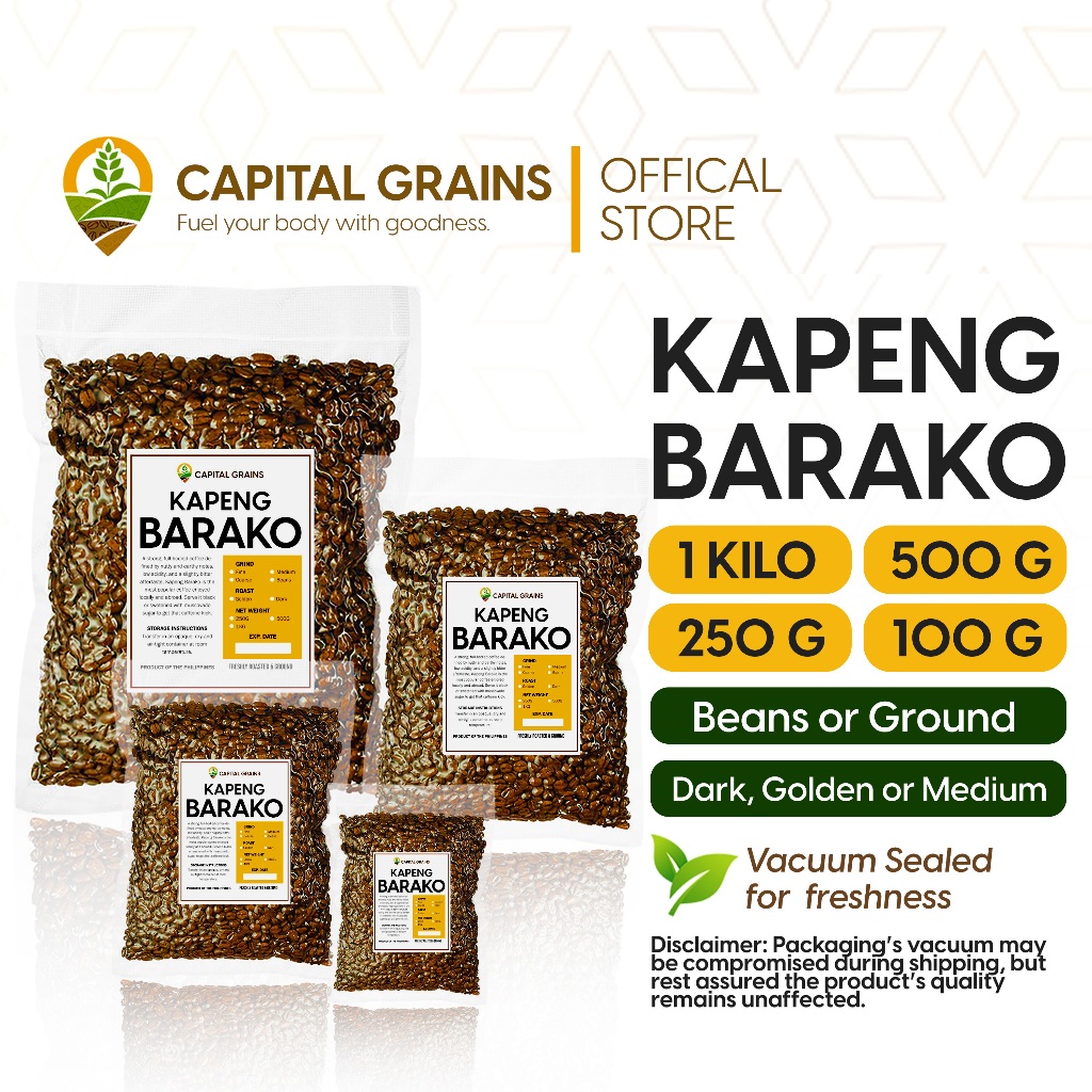 [CG] Kapeng Barako Coffee Beans or Ground (1KG / 500G / 250G / 100G) by ...