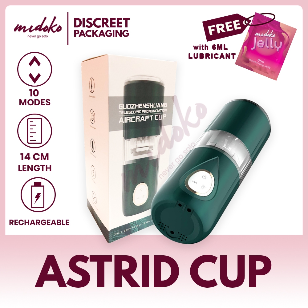 Midoko TSN Gusdun Telescopic Cylindrical Masturbator Cup Metal Sex Toys ...