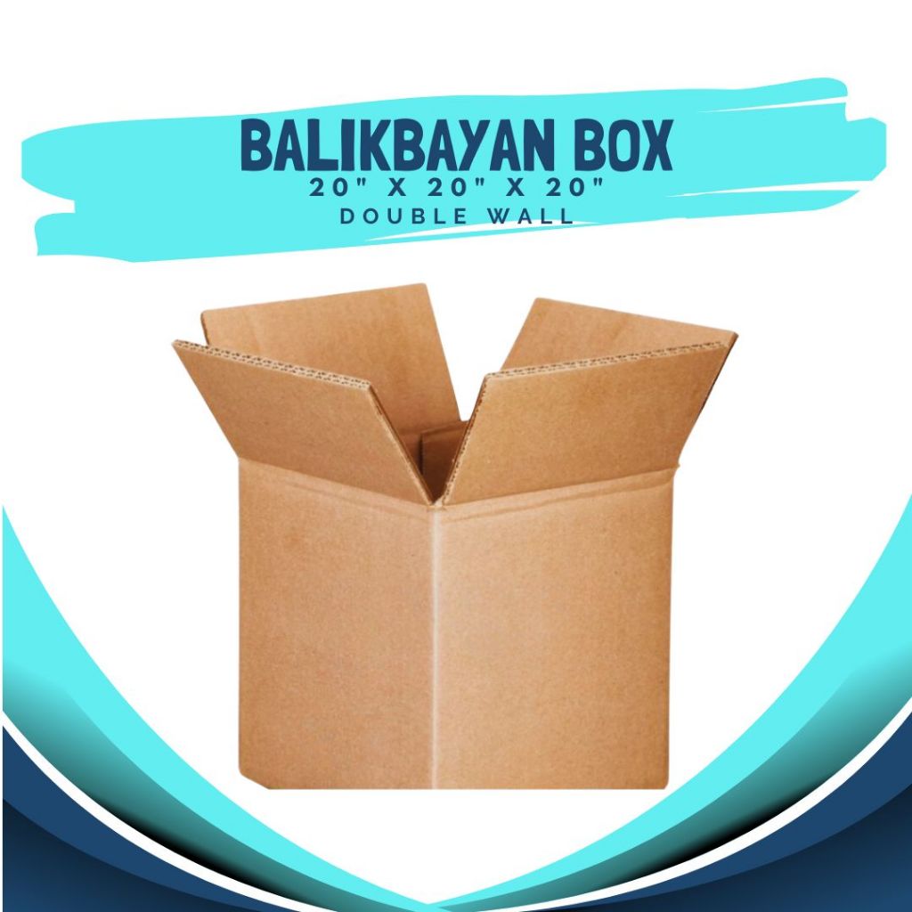 Balikbayan Box Double wall Corrugated box carton Box (1 Pc) | Shopee ...