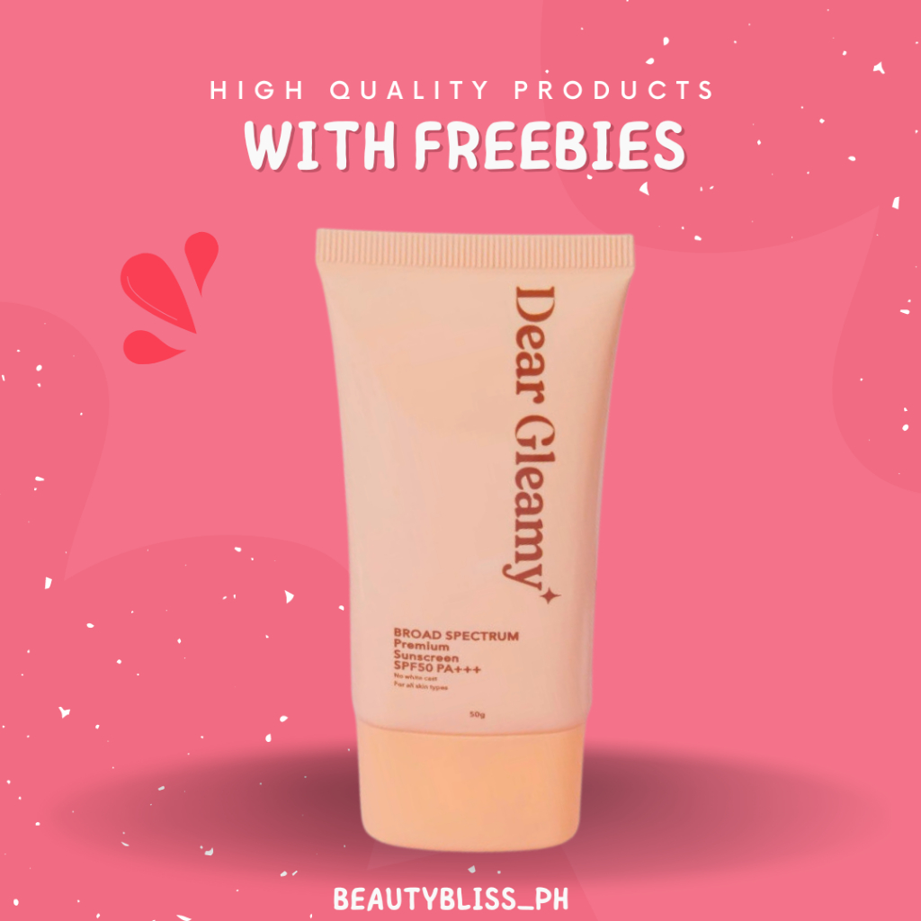 DEAR GLEAMY Premium Sunscreen SPF50 PA+++ Lightweight Anti Aging Sun ...