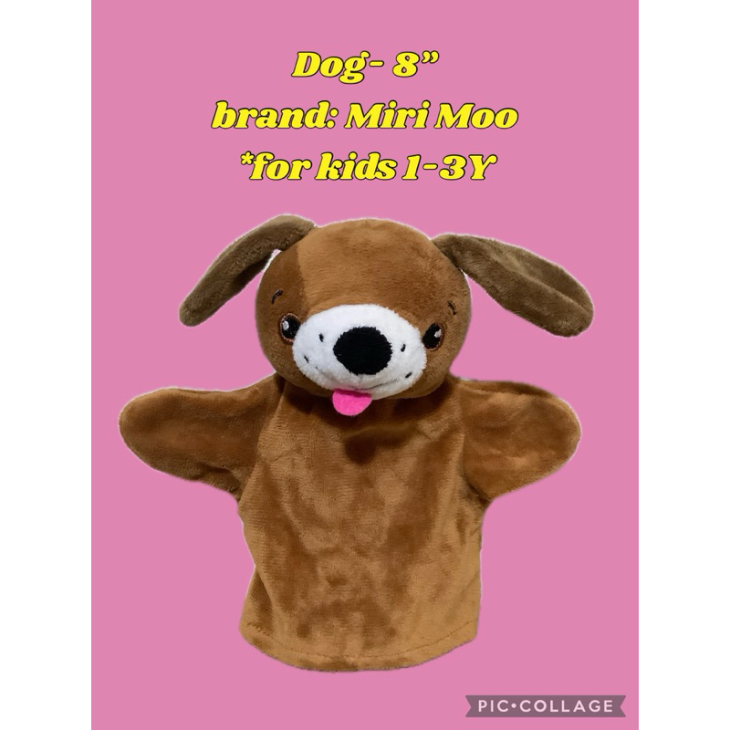 Animal hand puppet baby plush stuffed toy finger puppets for kids ...