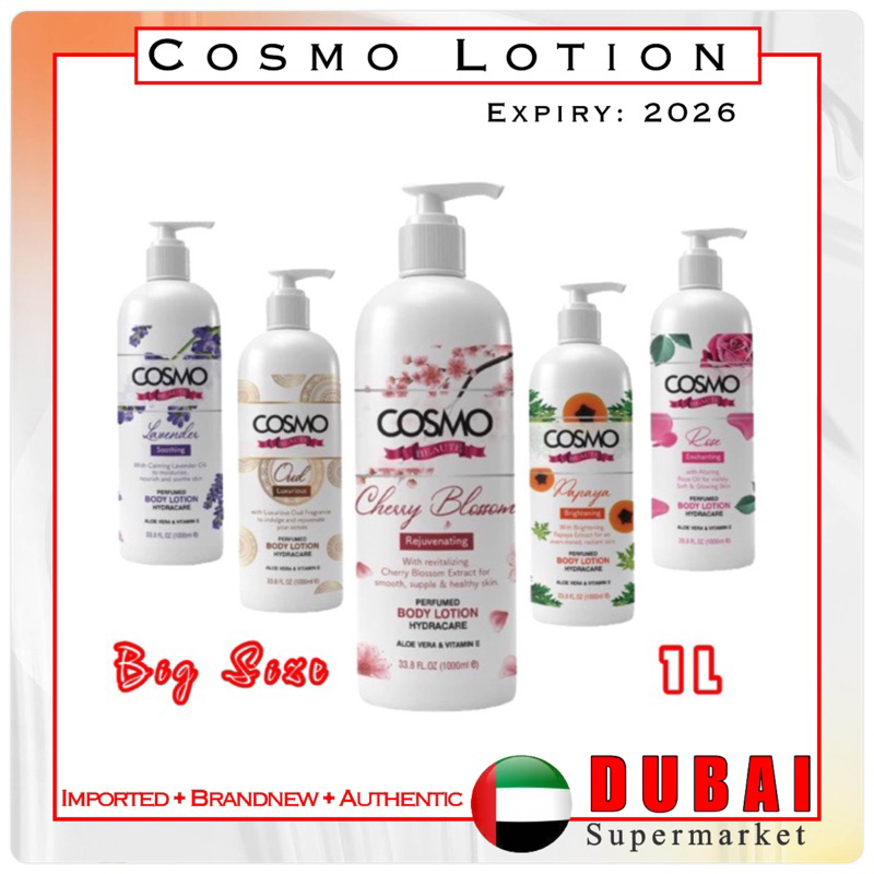 Cosmo Perfumed Lotion | UAE Origin | Shopee Philippines
