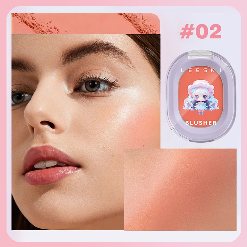 O.TWO.O Face Makeup Blush Palette 6 Colors Powder High Pigment Smooth ...