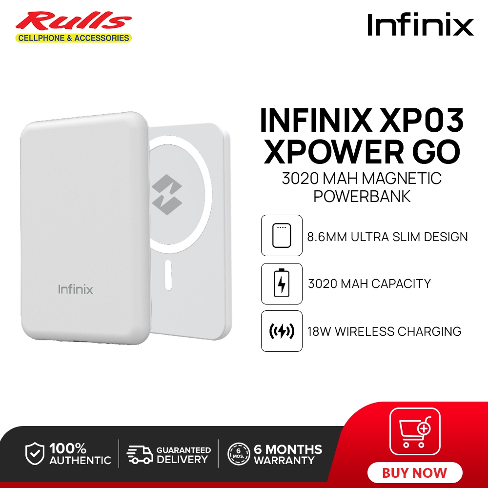 Infinix XP03 XPOWER GO Magnetic Powerbank | 18W Wireless Charging ...
