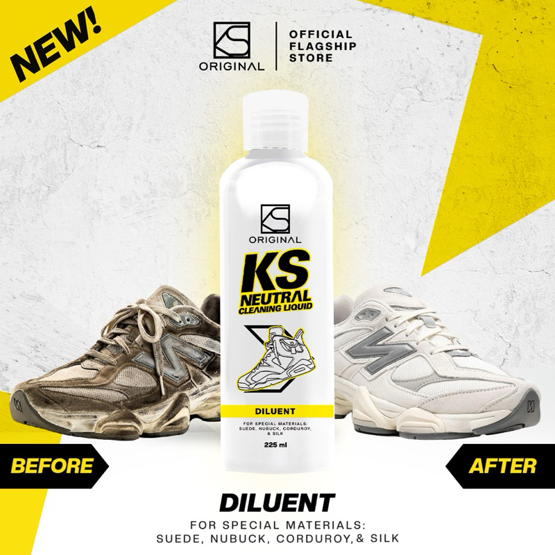 KS Neutral Cleaning Liquid 225ml for Sneakers Gentle and Effective ...