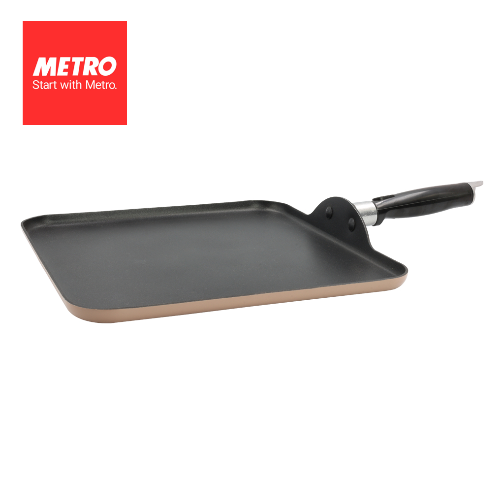 Metro Cookwares Taco pan 28 cm Aluminum Non Stick MSG 4327 | Shopee ...