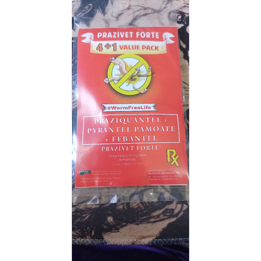 PRAZIVET FORTE FLAPS 4 + 1 TABLET | Shopee Philippines