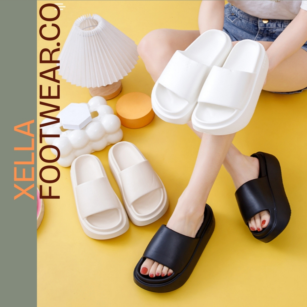 𝙓𝙀𝙇𝙇𝘼】Closs 2024 Summer Thick Sole 6cm EVA Sandals For women Non Slip ...