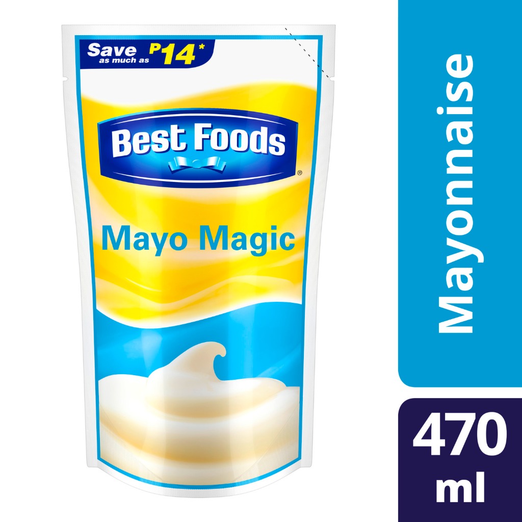 Best Foods Real Mayonnaise Mayo Magic Pouch 470mL | Shopee Philippines