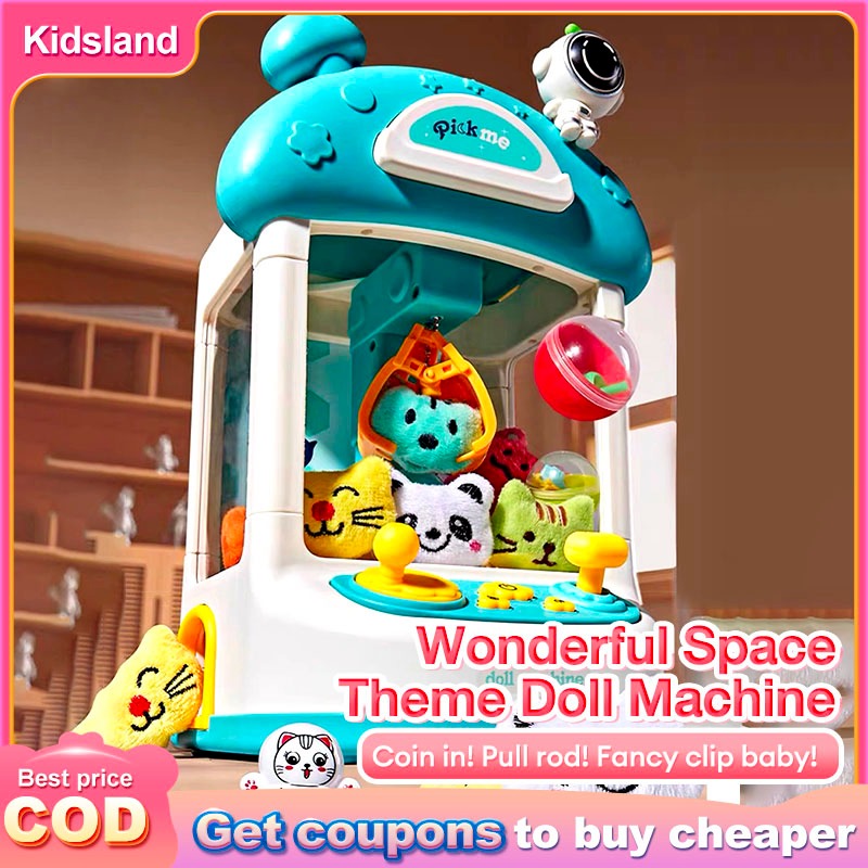 Space Doll Machine Clip Doll Small Twisted Egg Coin style Doll Machine ...