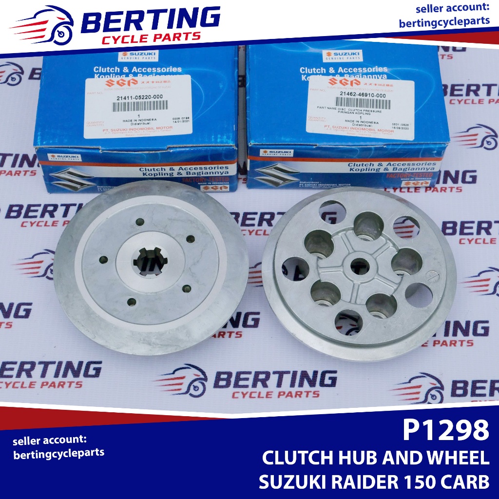 SGP CLUTCH HUB CLUTCH WHEEL Suzuki Raider 150 Carb Genuine 21411-05220 ...