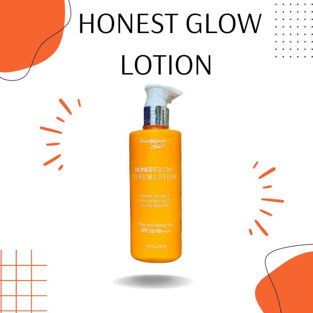 Honest Glow Serum Lotion SPF50 PA+++ 250ml | Shopee Philippines
