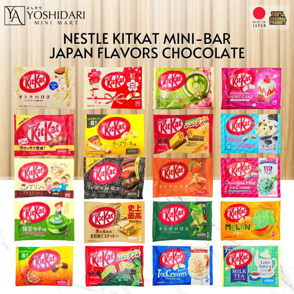 Nestlé Japan Kitkat Mini-Bar Flavored Chocolate | Shopee Philippines