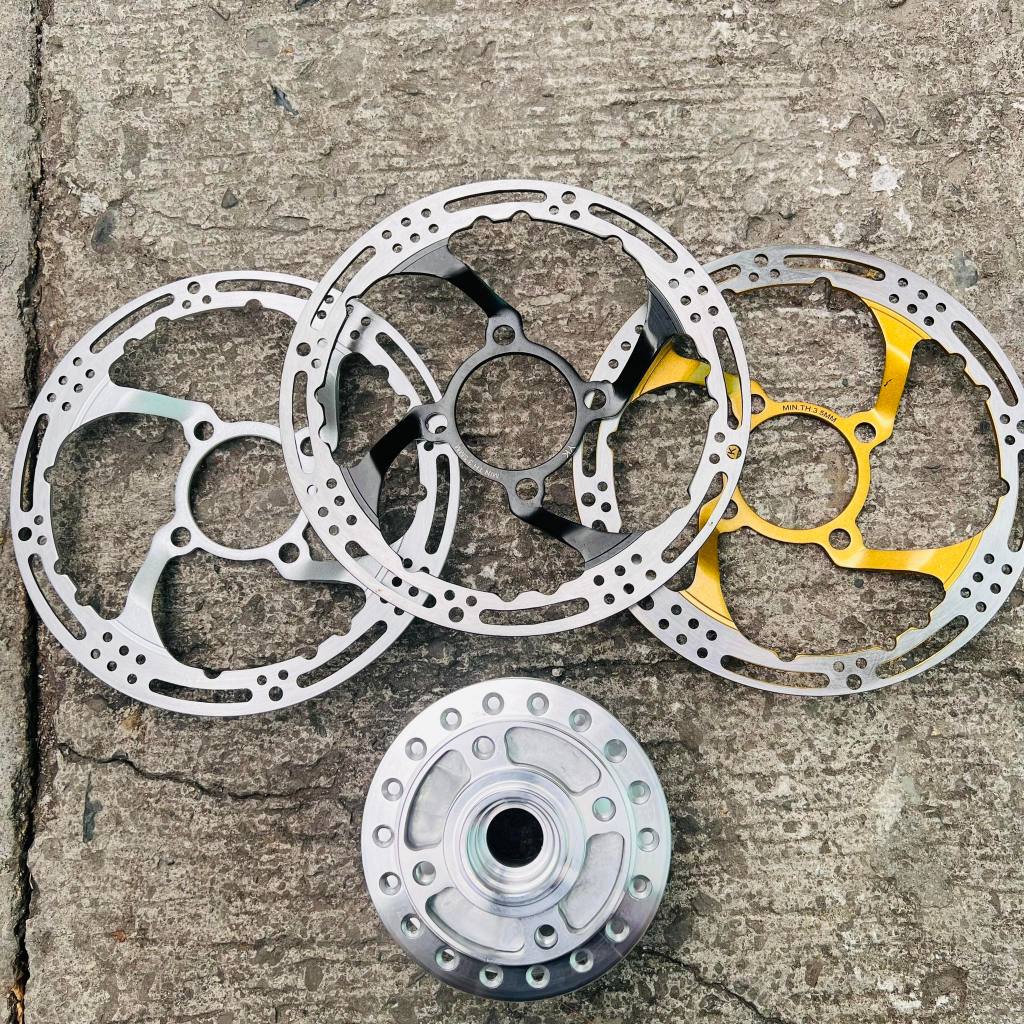 Lighten Front Hub and Super Lighten Disc / Buta Disc For WAVE * XRM ...