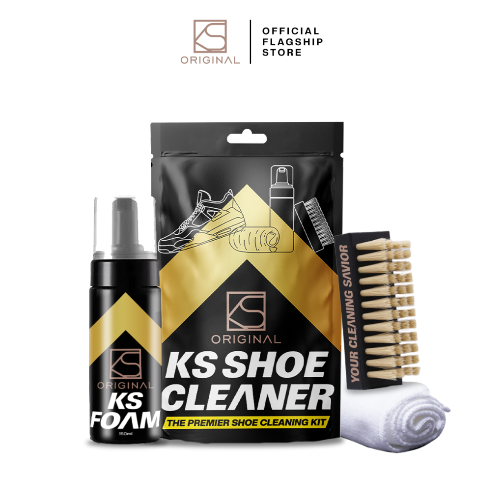 KS Shoe Cleaner Set Premium KS Foam Sneakers Dry Cleaning Kit With Shoe ...