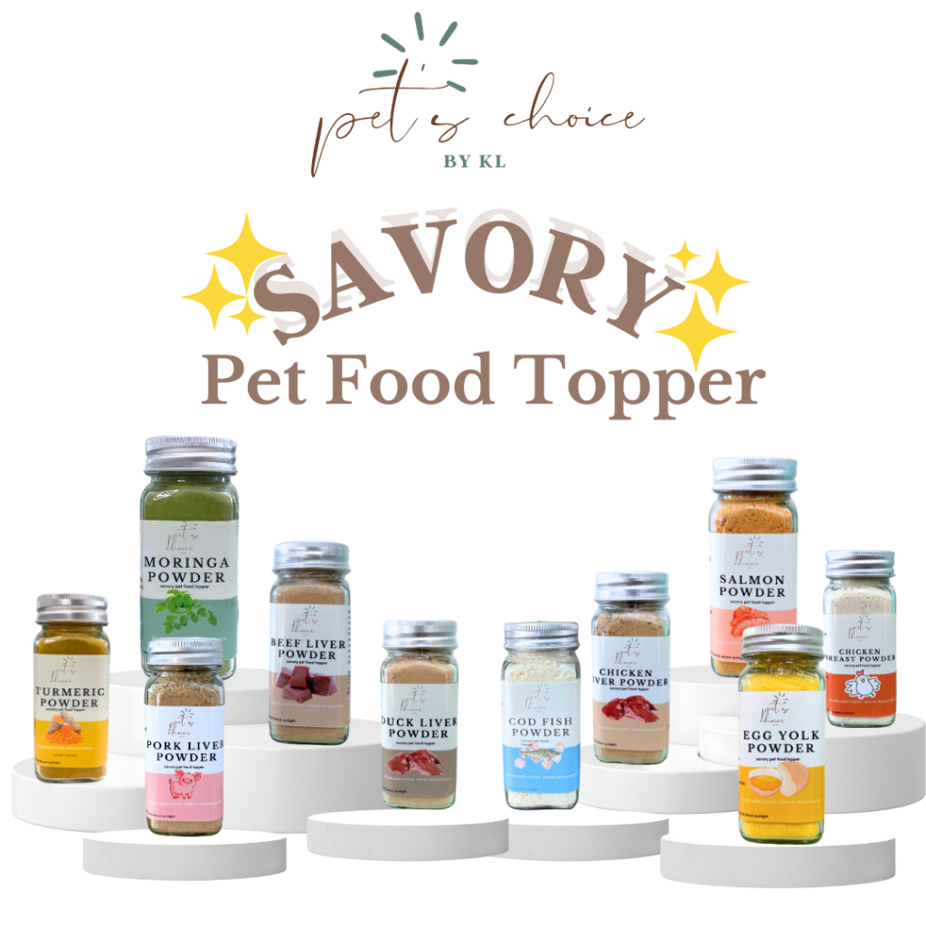 Savory pet food topper - Moringa Powder Turmeric Powder Chicken Liver ...