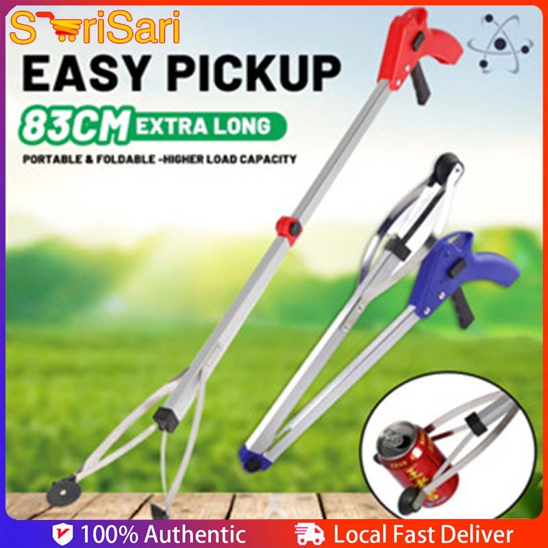 Korea Style 83cm Metal Extra Long Pick Tool Garbage Foldable Garbage ...
