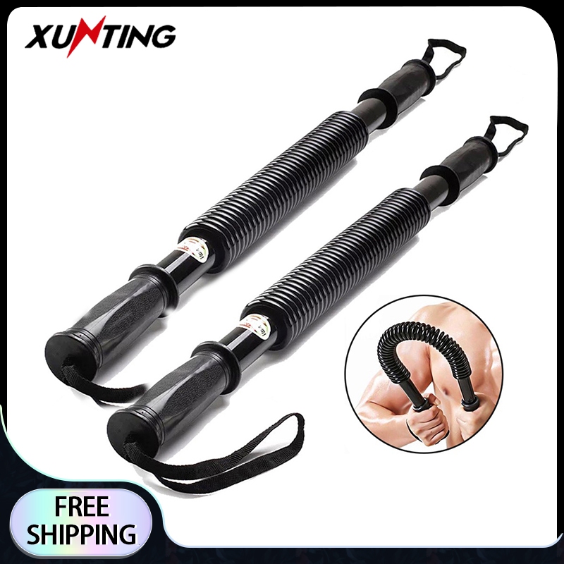 Spring Bar Resistance Bar Bend Bar Chest Arm Strength Training Fitness ...