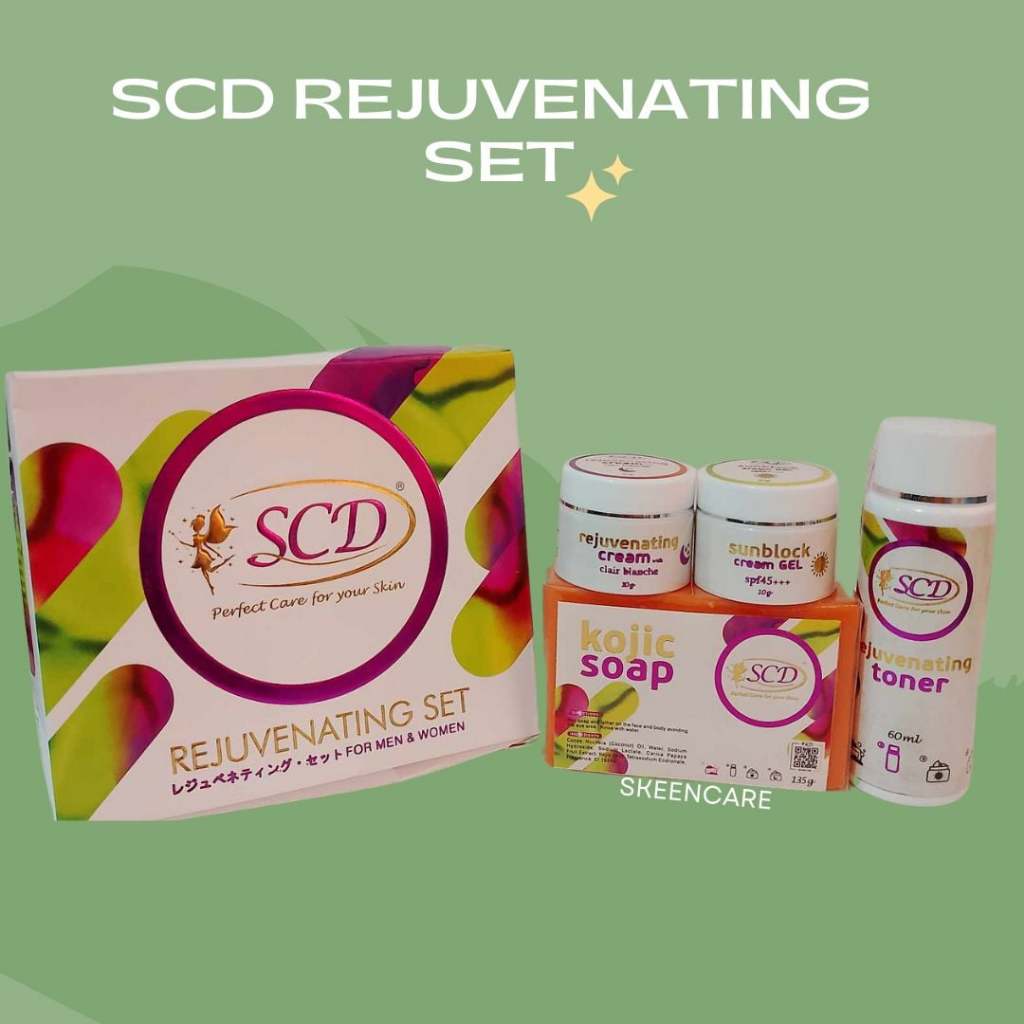 SCD REJUVENATING SET (FOR MEN & WOMEN) | Shopee Philippines