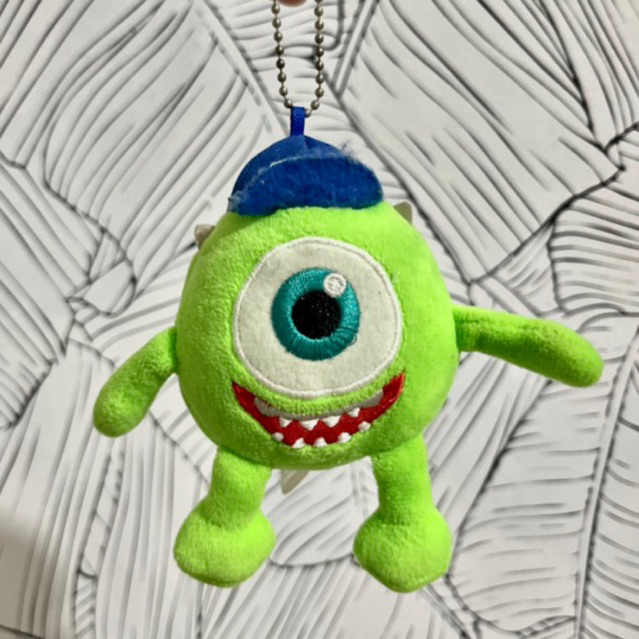 Mike Wazowski Monsters Inc. Plushie Keychain (preloved) | Shopee ...