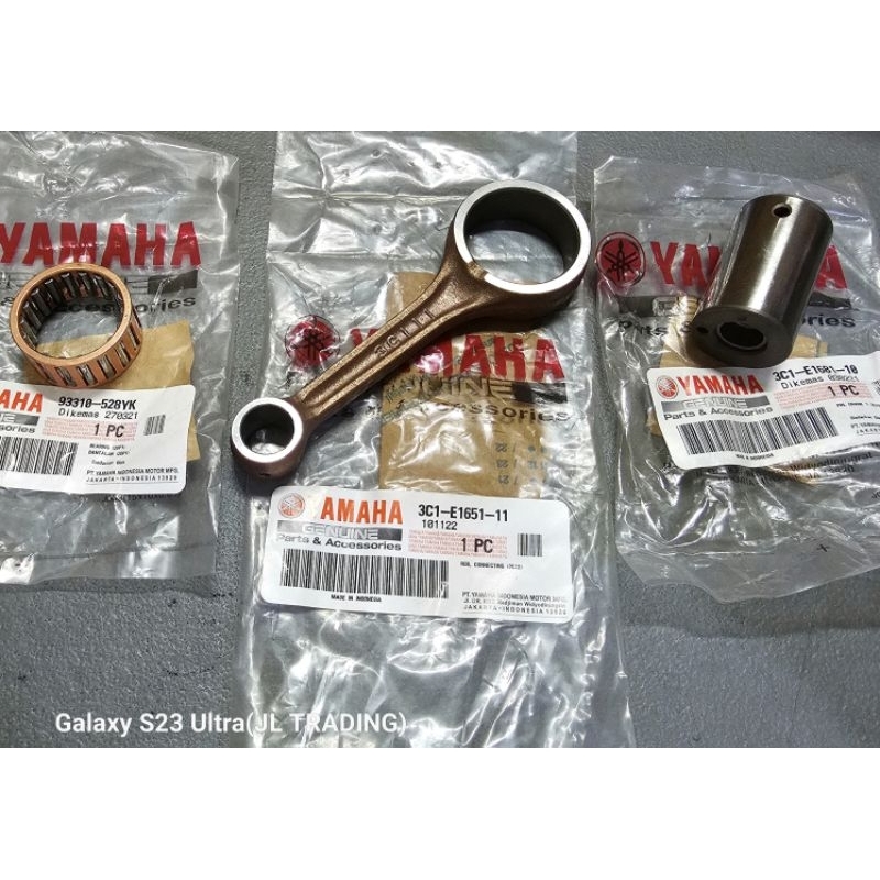 YAMAHA GENUINE CONNECTING ROD , pin bearing CRANK PIN , CONROD FOR ...