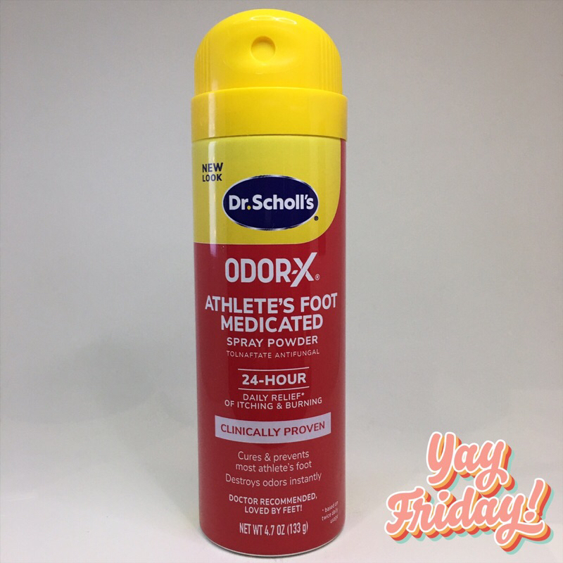Dr. Scholl’s Odor-X Athlete’s Foot Medicated Spray Powder | Shopee ...