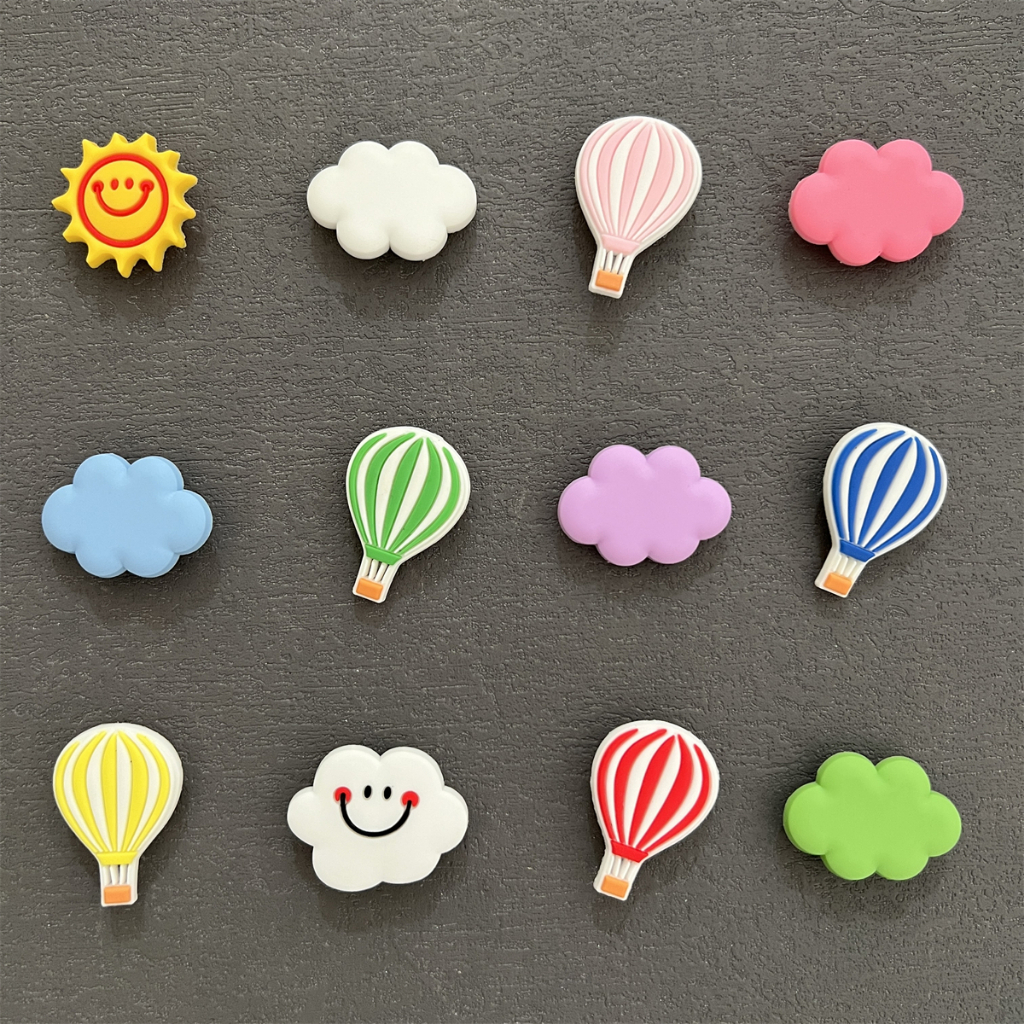 Jibbitz for Crocs smiling Clouds design Cartoon cute Shoe Buckle DIY ...