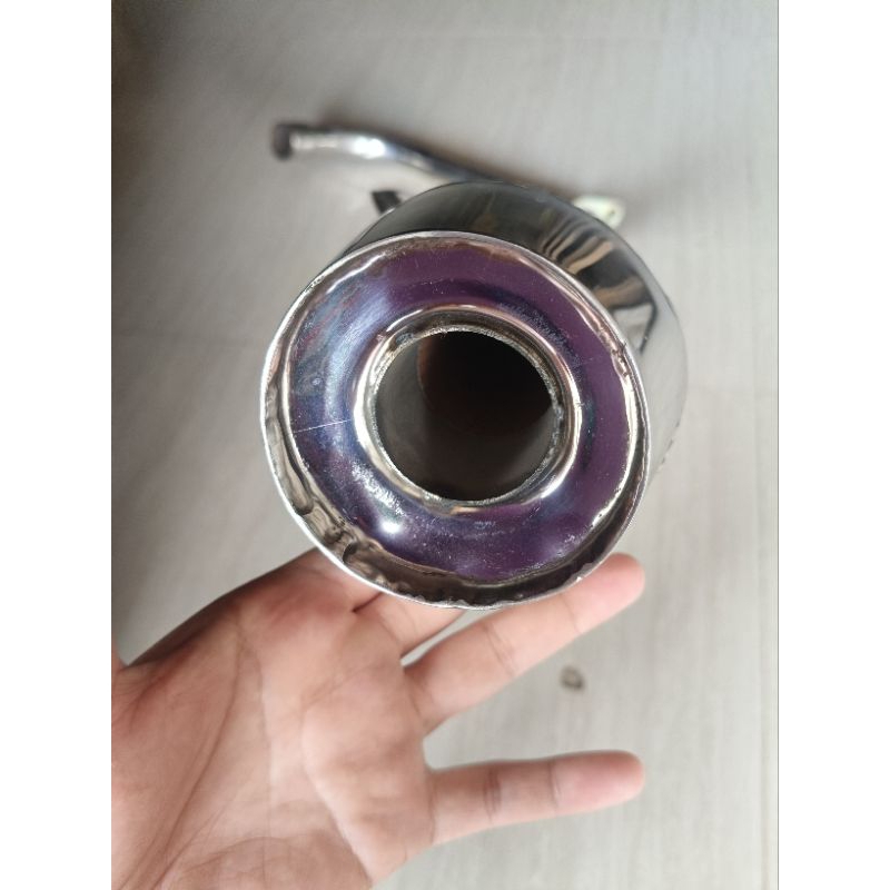 STAINLESS BULLET PIPE MOTOR STAR 125/150 SKY GO 125/150/175 EURO 125 ...