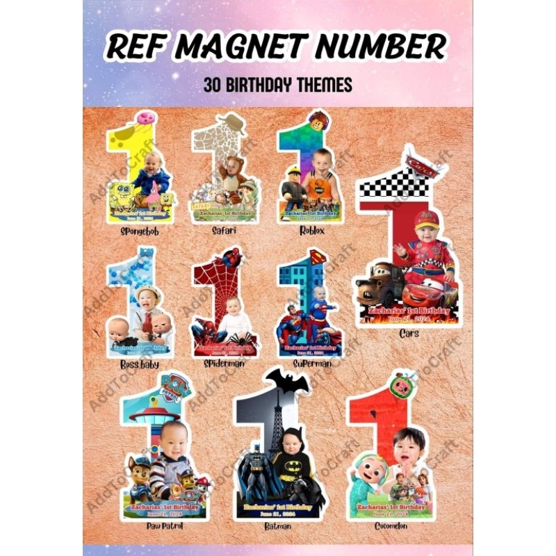 Ref MAGNET Number Personalized | Shopee Philippines