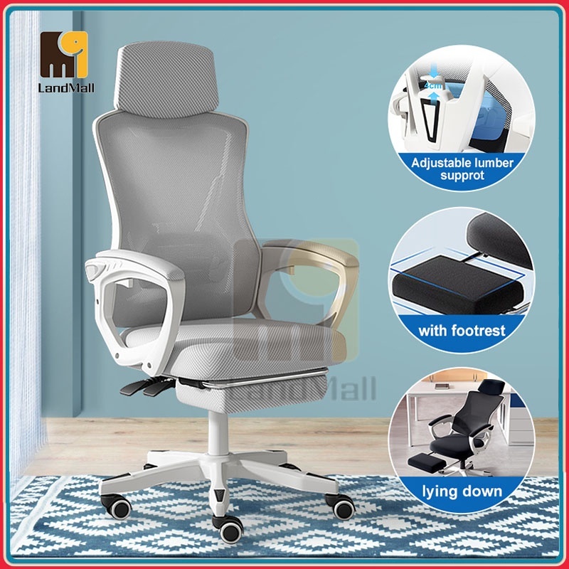 Home Office Chair Breathable Mesh Computer Chair Adjustable Arm ...