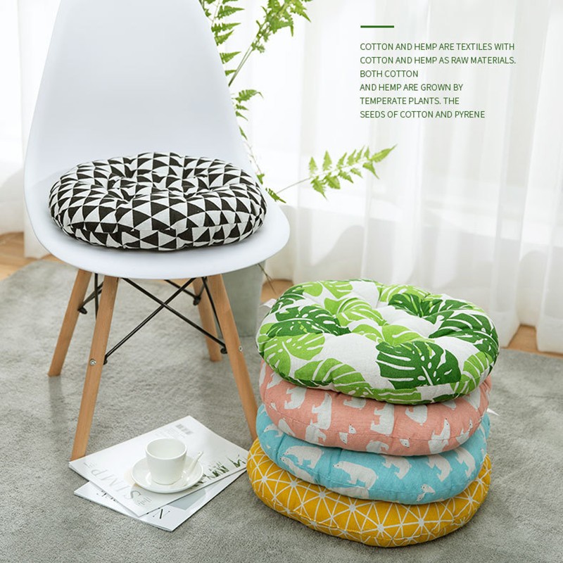 Chair Home Office Sofa Seat Cushion Soft Tatami mat Washable rotundity ...