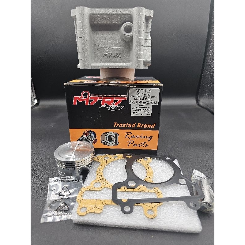 MTRT 59mm ceramic/ chromebore Cylinder Block Kit w/Flat Piston Mio 115 ...