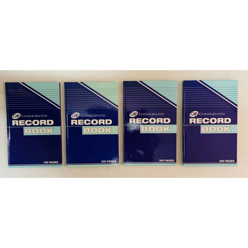 Record Book Big 150, 200, 300, 500 pages | Shopee Philippines