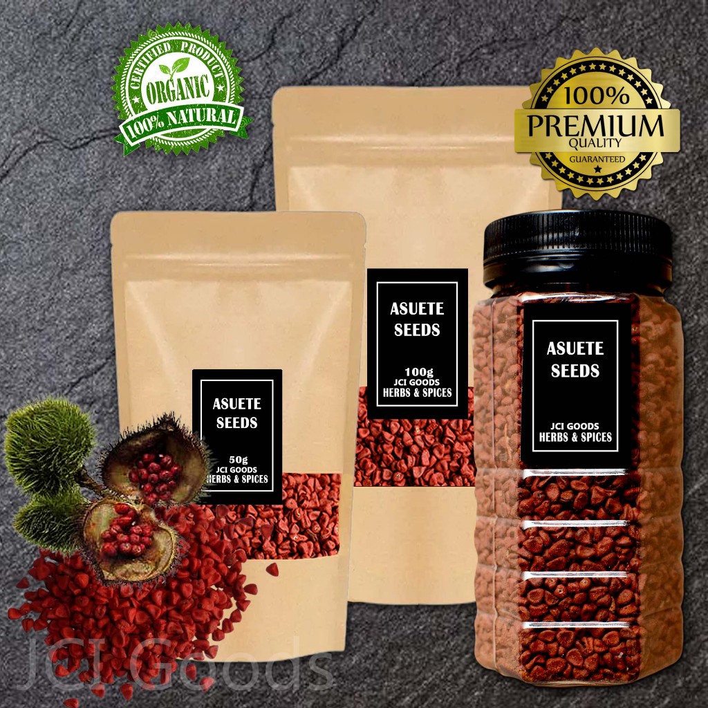 ASUETE/ANNATTO SEEDS Herbs and Spices 200ml/100g/50g | Shopee Philippines