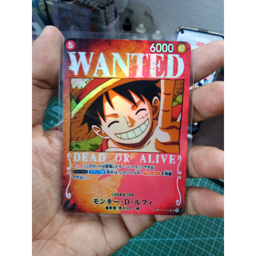 One Piece Card / WANTED Cards Proxy Card set of 4 cards OP03 Pillars of ...