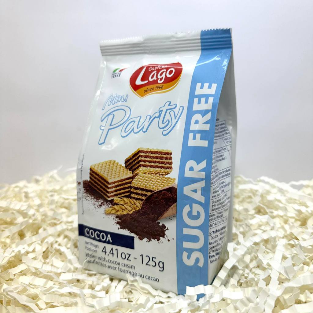 Gastone Lago Mini Party COCOA SUGAR FREE (Wafer With Cocoa Cream ) 4.41 ...