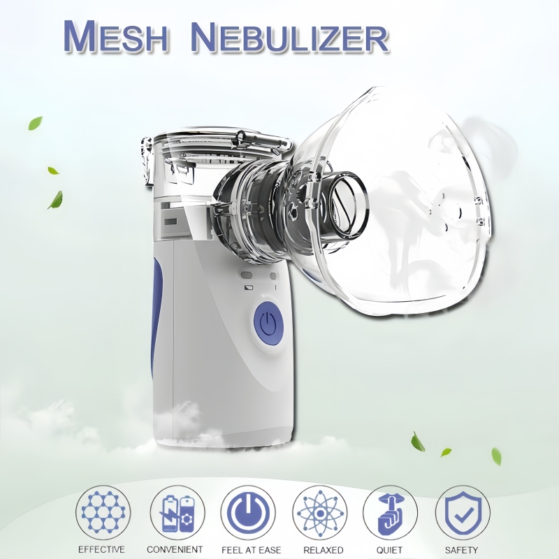 Rechargeable Portable Mesh Nebulizer Handheld Mesh Inhaler Ultrasonic ...