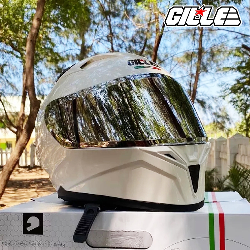 GILLE 843 Full Face Helmet for Motorcycle Dual Visor Motor Free Iridium ...