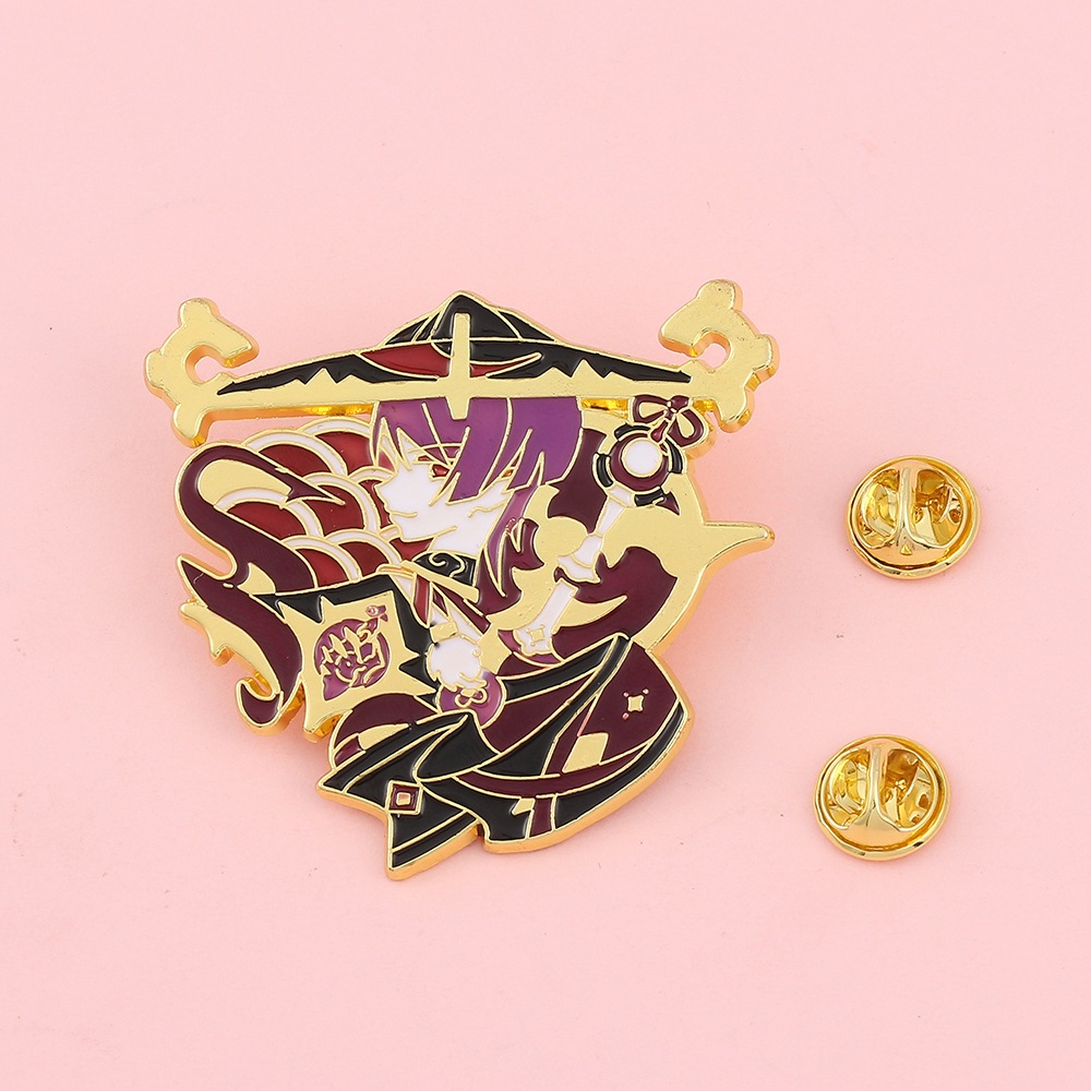 Genshin Impact Mini Cartoon Genshin Impacts Characters Enamel Pin Cute ...